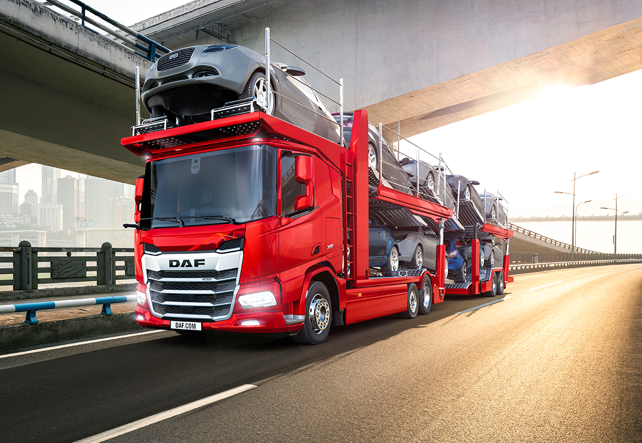 DAF Trucks introduceert chassis voor autotransport