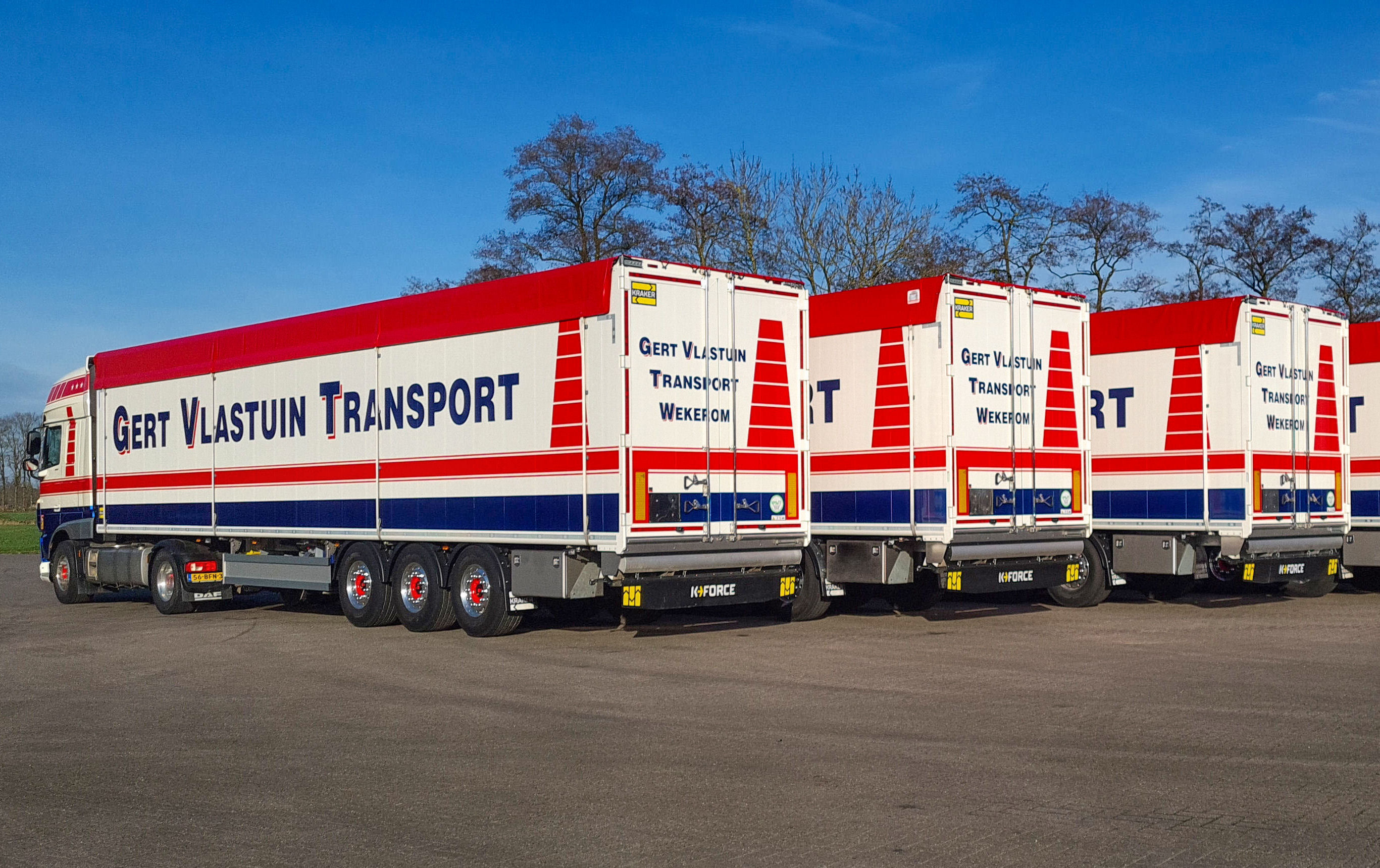 Gert Vlastuin Transport werkt met Kraker klapbumper